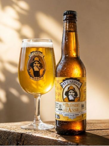 Pit Caribou – Blonde de l’Anse | Bière artisanale de Gaspésie - Kanata